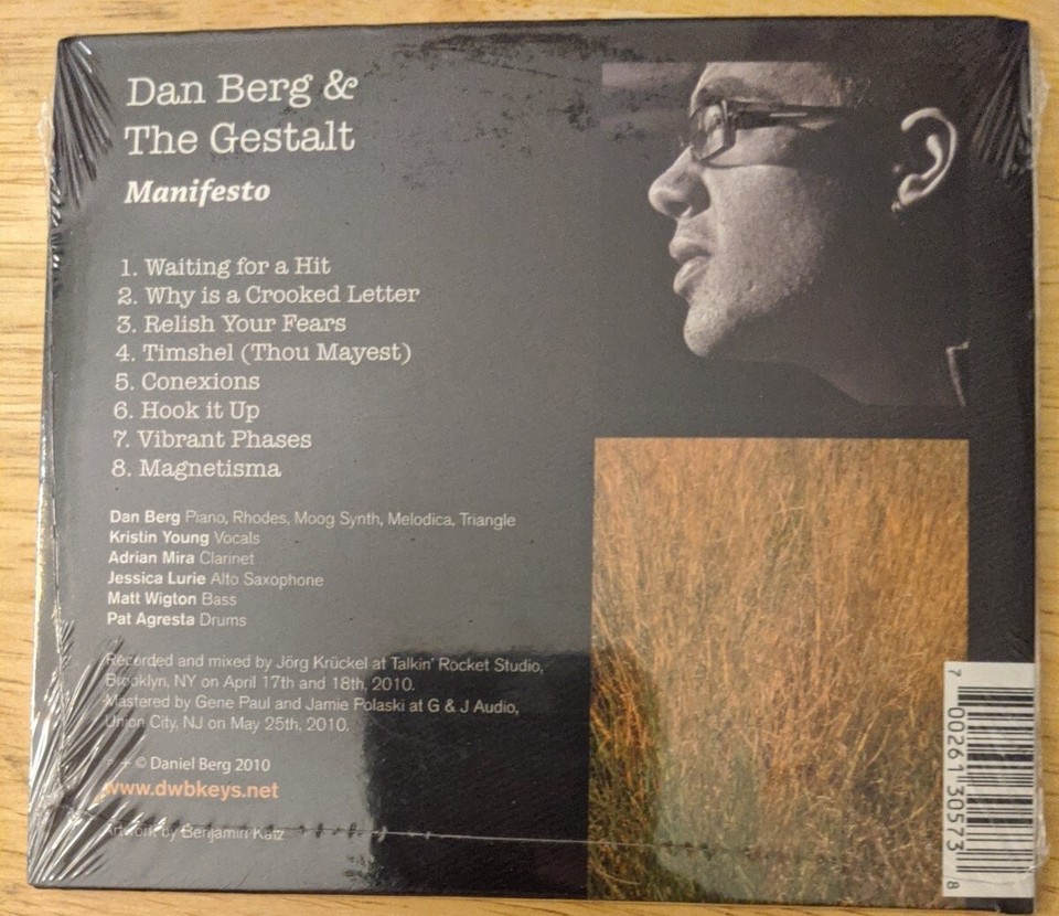 Dan Berg and the Gestalt Manifesto (CD, 2010) New Sealed 700261305738| eBay