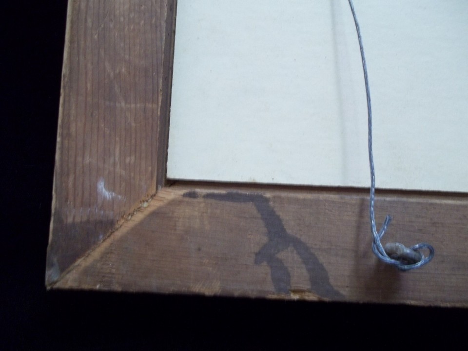 Max Vidal Mexican Street Art Watercolor Framed Adobe Village Scene ...