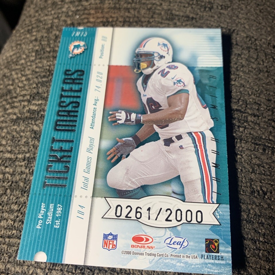 Jay Fielder Lamar Smith 2000 Rookies & Stars 0271/2000 Miami Dolphins ...