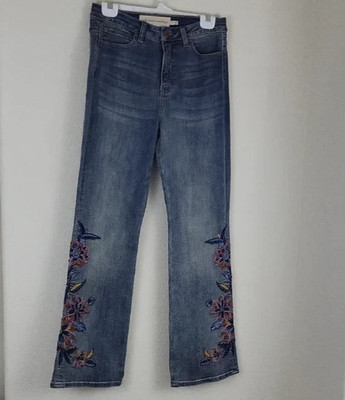 Soft Surroundings The Ultimate Embellished Bootcut Jeans Size 6 | eBay