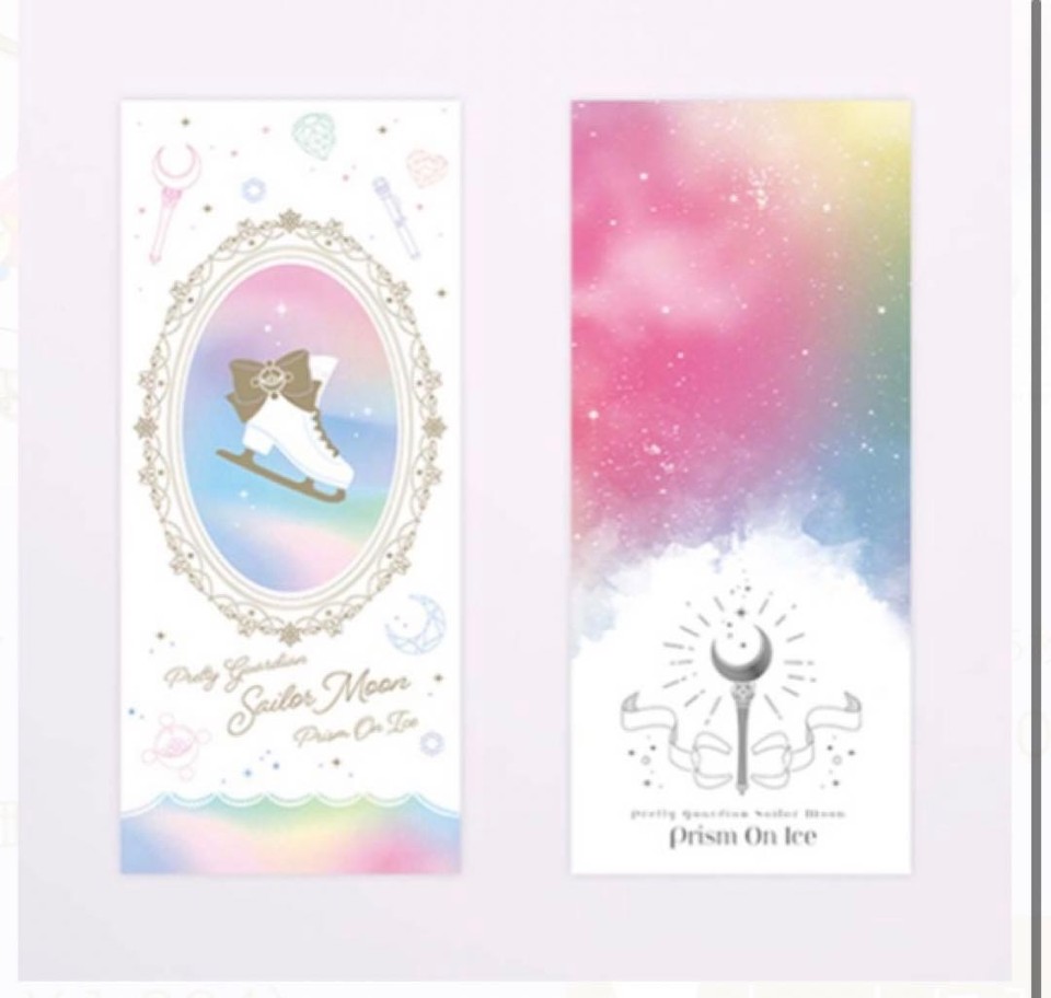 Prism On Ice Sailor Moon Ice Show Illustration Clear File Sticker ...