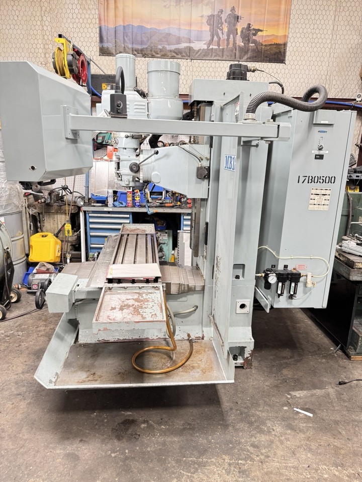 Partner Milltronics MB18 3-Axis CNC Vertical Bed Mill, Milling Machine ...