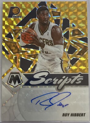 2021-22 Panini Mosaic Gold Scripts Autograph Auto #SC-ROY ROY HIBBERT ...