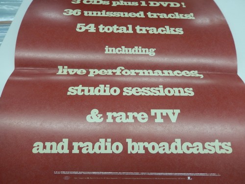 STEVIE RAY VAUGHAN SRV BOX SET RARE Promo Poster Flat NEW ORIGINAL ...