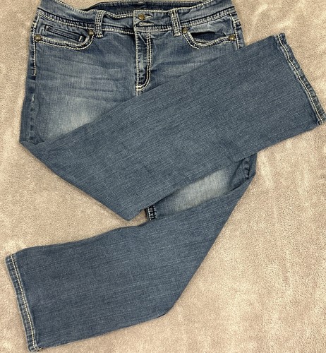 Code Bleu Jeans Women's 14 short Bootcut Mid Rise Dark Wash Blue | eBay