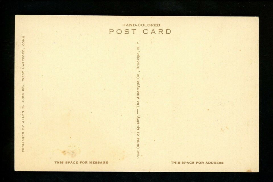 Connecticut CT postcard Hartford, Noah Webster Birthplace Vintage ...