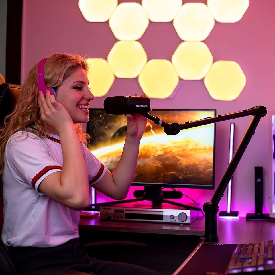 IXTECH Boom Arm - Adjustable 360° Rotatable Microphone Arm - Sturdy ...