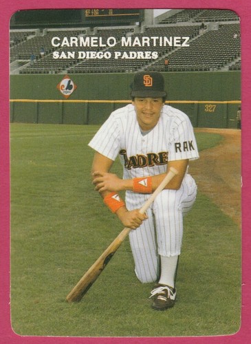1985 Mothers Cookies # 24 Carmelo Martinez -- Padres | eBay