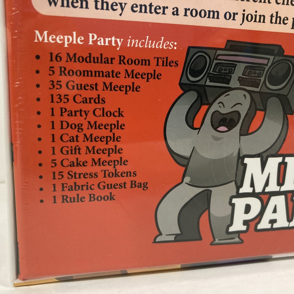 MEEPLE PARTY BOARD GAME English strategy Co-op 9th Level 2019 Oop NEW ...
