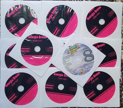 11 CDG KARAOKE DISCS CHARTBUSTER OLDIES ROCK COUNTRY POP MUSIC SONGS ...
