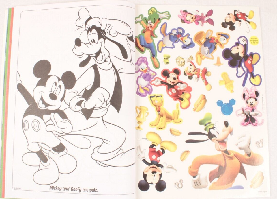 Disney Junior Jumbo Coloring and Sticker Activity Book Over 200 ...
