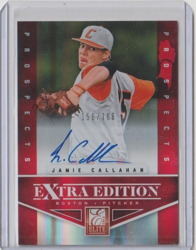 JAMIE CALLAHAN 2012 ELITE EXTRA EDITION #161 AUTOGRAPH SN/766 | eBay