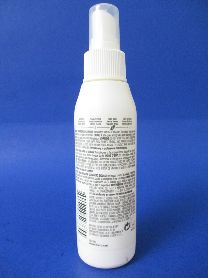 Matrix Biolage Shine Endure Spritz Firm Hold Shine Spray 4.2 oz | eBay