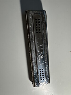 Vintage M.Hohner Harmonica, ECHO Bell Metal Reeds, Double Sided, 8 ...