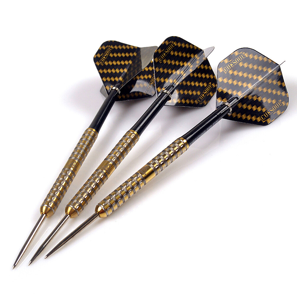 CUESOUL Swift Super Slim 98% Tungsten Steel Tip Darts 22/24/26g-Gold ...