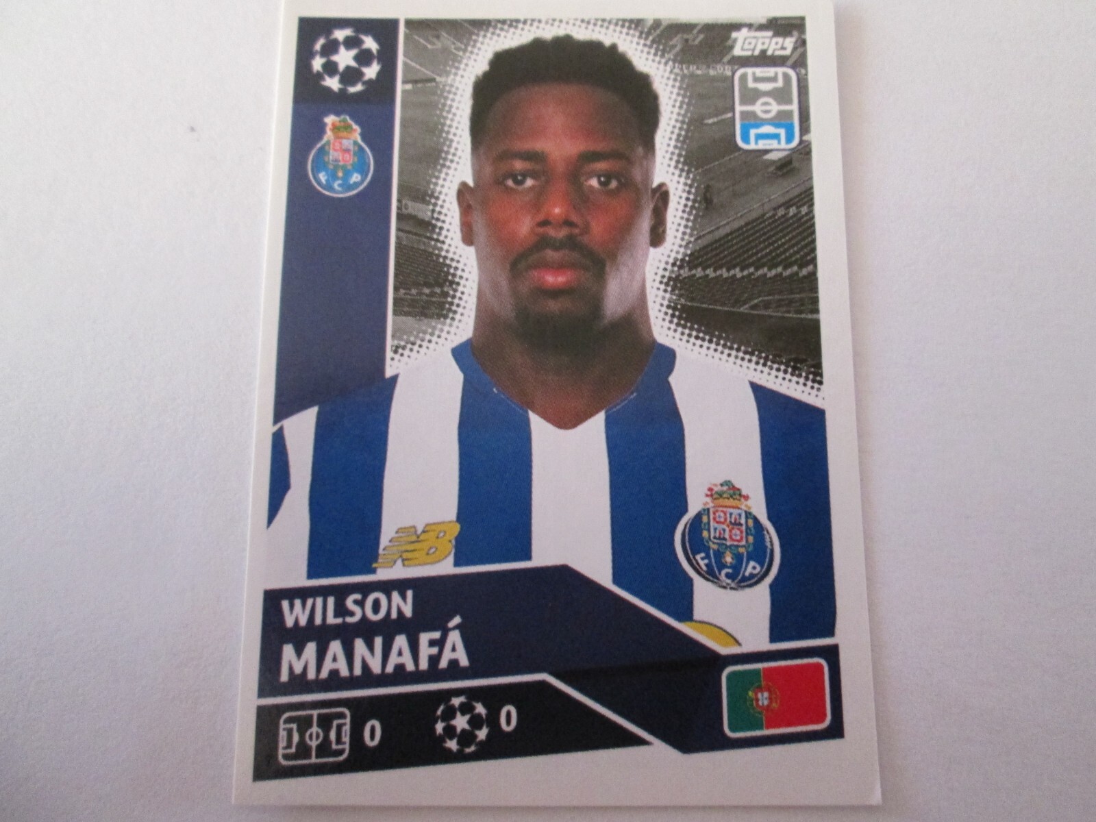 Sticker TOPPS CHAMPIONS LEAGUE 2020-21 2021 - N° POR 7 WILSON MANAFA | eBay