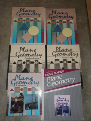 Abeka Plane Geometry Student Text Teacher Solution Key Quiz Test Key ...