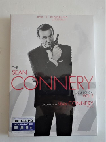 2015 New Sean Connery James Bond 3 Movie DVD Collection Vol 2 Canadian ...