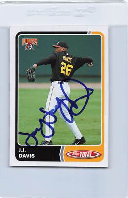 2003 Topps Total #508 J.J. Davis Pirates Signed Auto *H6979 | eBay