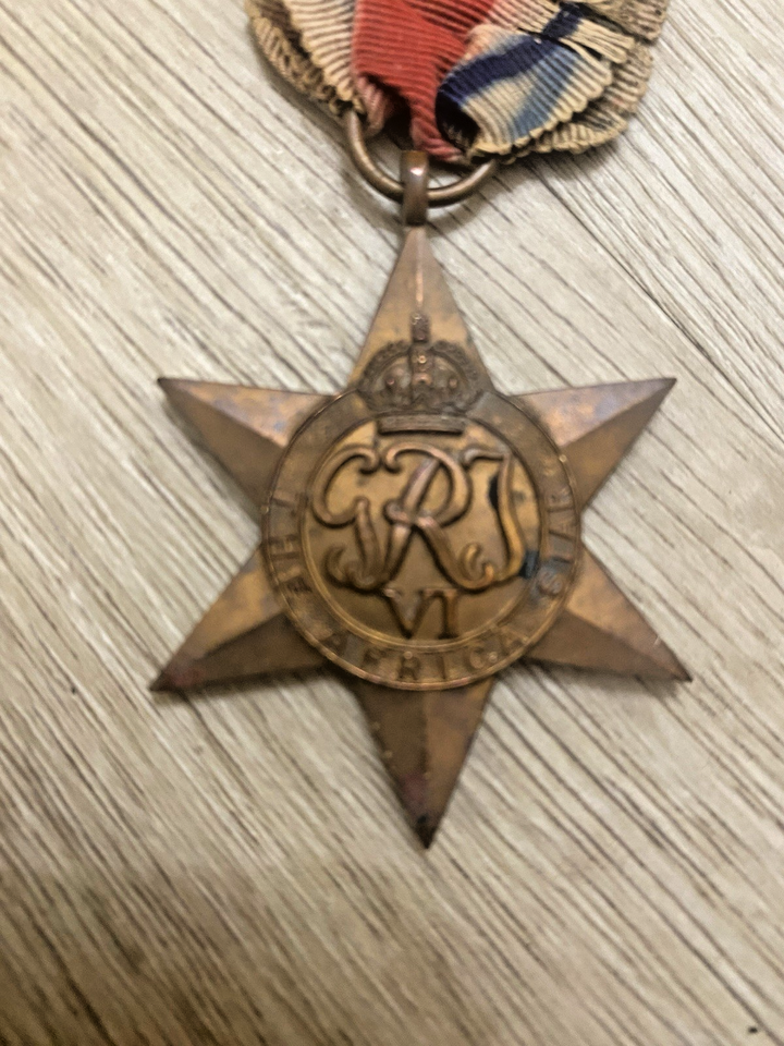 Original WW2 Africa Star Medal & Ribbon | eBay UK