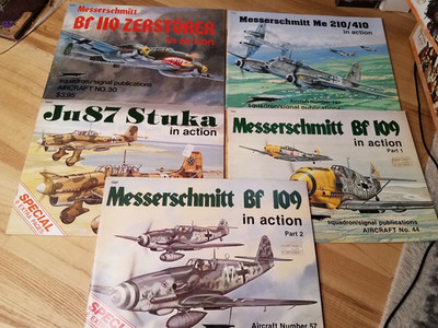 Squadron Signal German Aircraft Stuka Bf 109 Bf 110 Bf 210 In Action SC ...