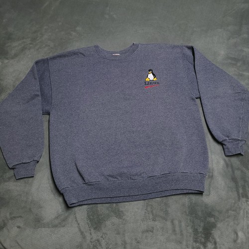 Linux Medium Crewneck Sweatshirt Open Source Operating Systems Penguin ...