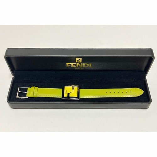 Fendi 4000L Square Zucca FF Logo Watch | Classic Designer Timepiece | eBay