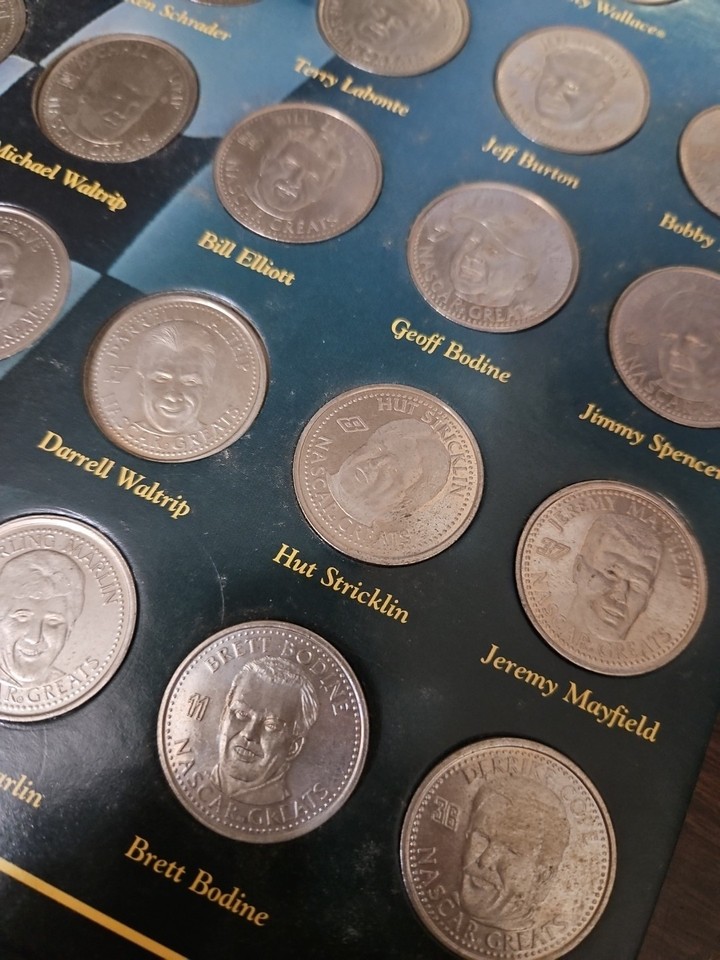 Exclusive NASCAR Limited Edition Coin Collection Album - 25 Legendary ...