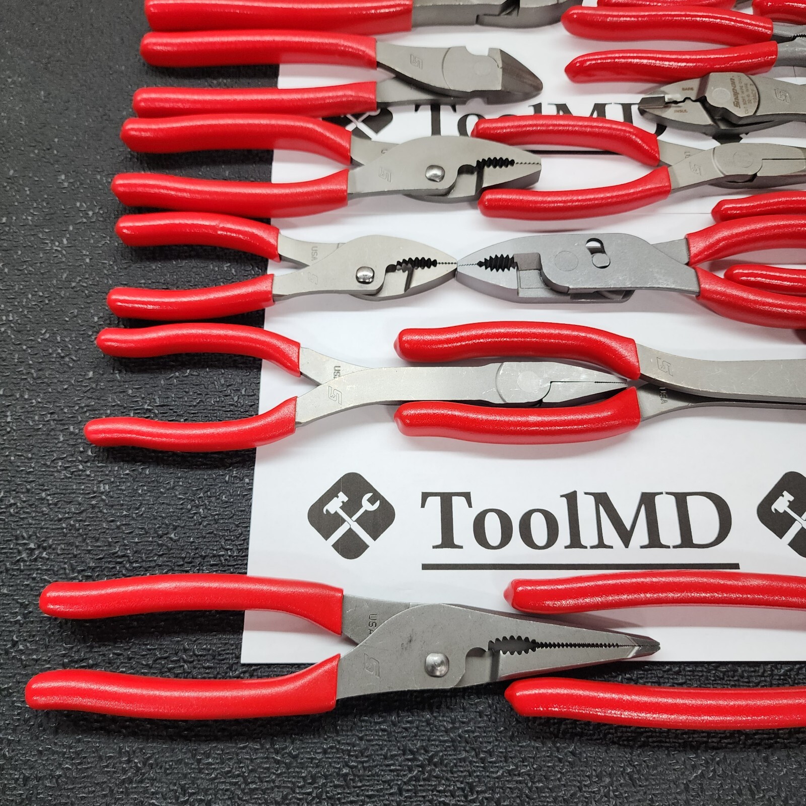 Snap-on Tools USA NEW MASSIVE 30pc RED Plier/Cutter/Stripper Set ...