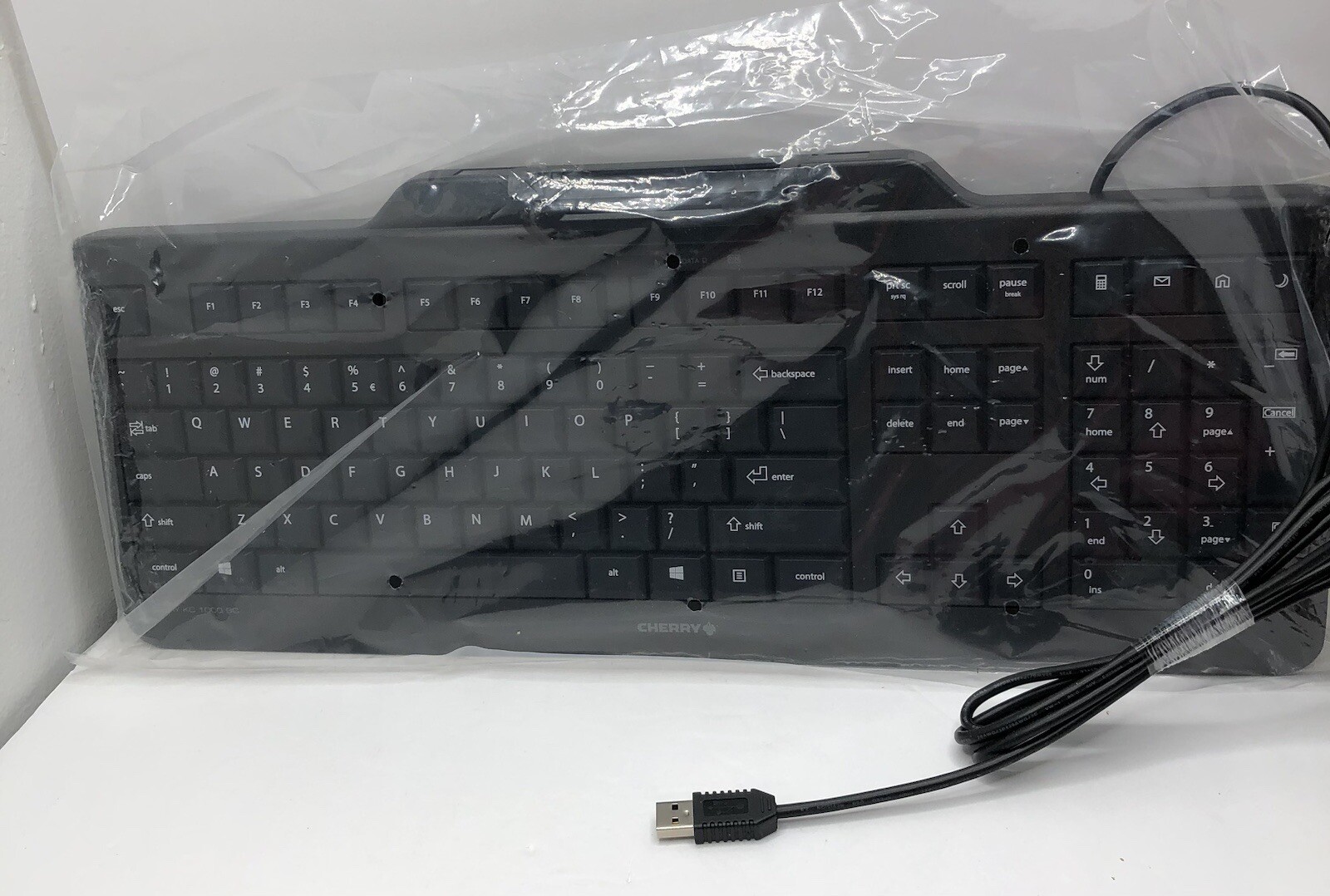 CHERRY KC 1000 SC SECURITY KEYBOARD -BLK 💫⭐️🌟🌟🌸⭐️💫 | eBay