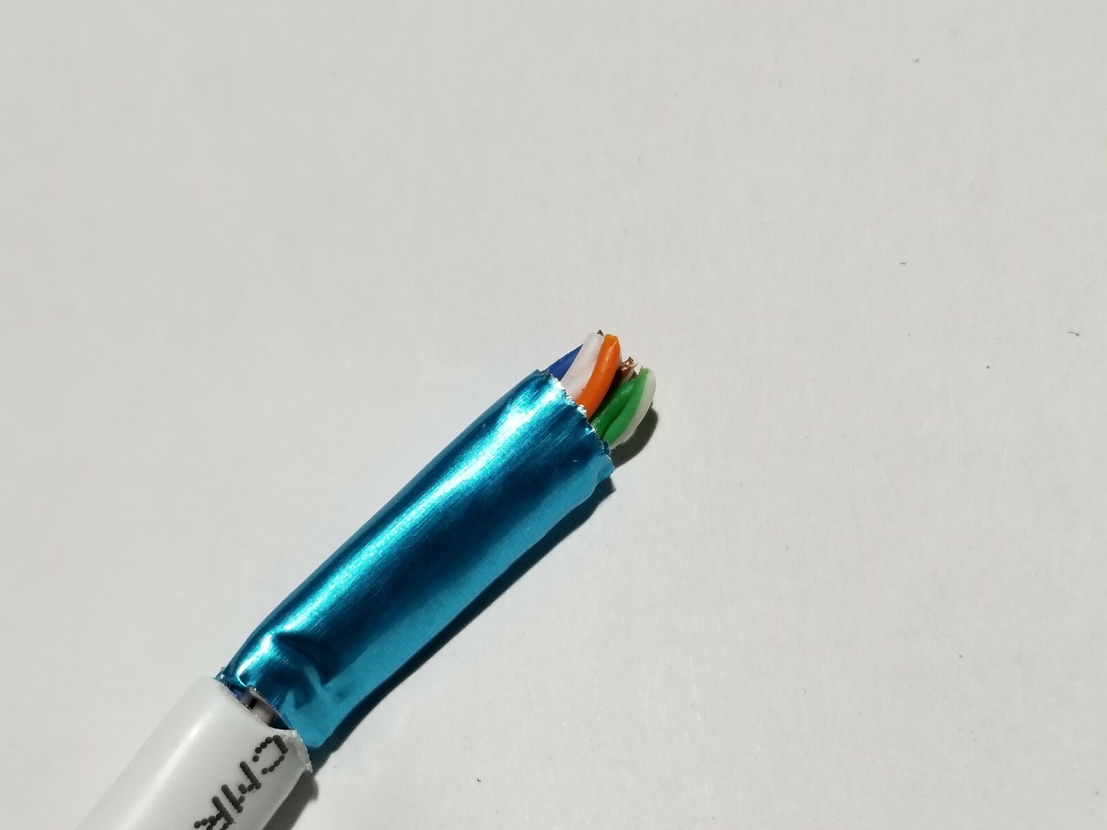 Commscope CS24R Cat5E F/UTP Shielded Network Ethernet Cable Riser White ...