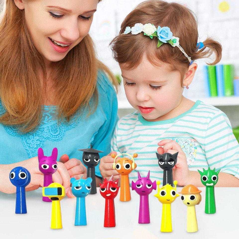 12pcs/set Sprunki Model Toy Sprunki Game Action Figures Toy Kid New ...