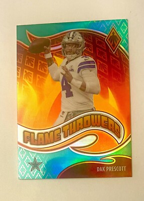 Dak Prescott 2023 Phoenix Flame Throwers Green /25 No. FLA-4 | eBay
