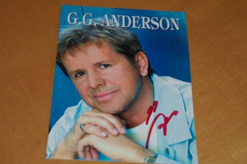 G G Anderson *Autogrammkarte *SÄNGER*DAFÜR LEB ICH | eBay.de