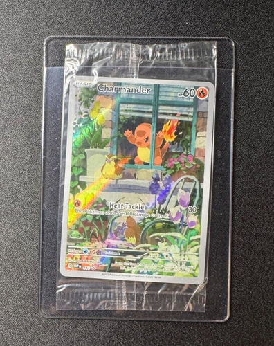 Pokemon Obsidian Flames ETB Promo Charmander 044 Black Star Promo Holo ...
