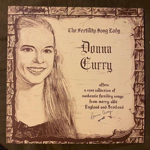 DONNA CURRY The Fertility Song Lady -Old English Bawdy Folk Songs 1964 ...
