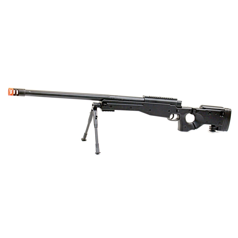 BBTac Bolt Action Airsoft Sniper Rifle Spring Powered Gun Bipod Folding ...