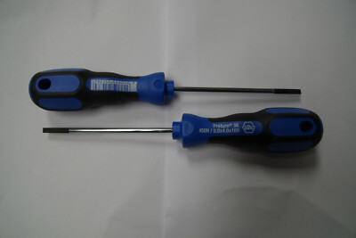 2 x Wiha Proturn 3K Flat Blade Slotted Screwdriver 450N 3K 4.0 x 100 ...