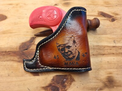 Fits Bond Arms 2.5" Barrel Rowdy Leather SUEDE Lined Trump Pocket ...