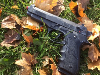 Non Firing M9 Style Toy Pistol Full Size Fake Safety For Cosplay ...