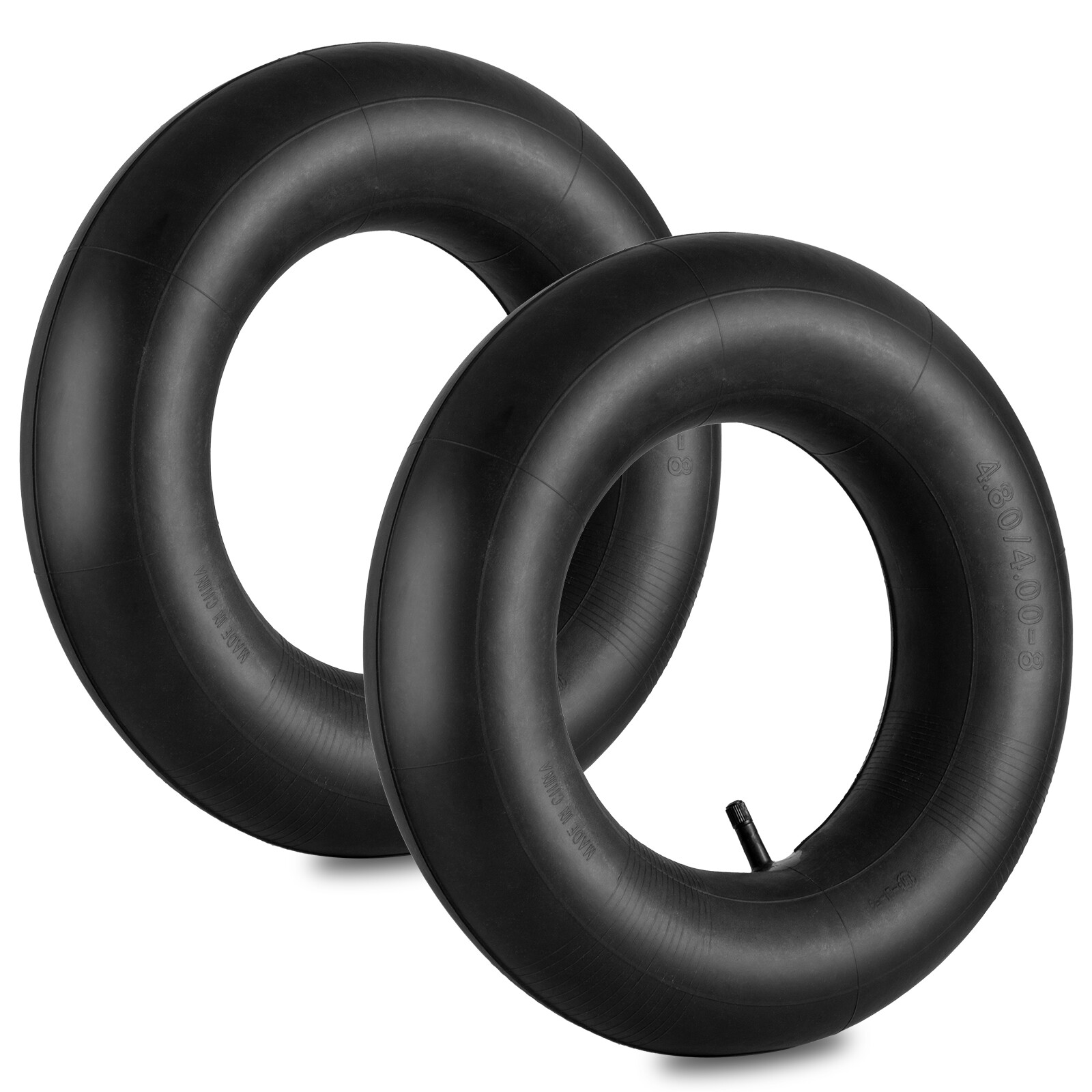 2Pcs 4.80 / 4.00 - 8 Innertube & STRAIGHT VALVE / Wheelbarrow / Wheel ...