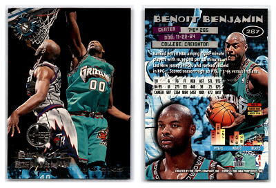 1995-96 Stadium Club Members Only #287 Benoit Benjamin - Milwaukee ...