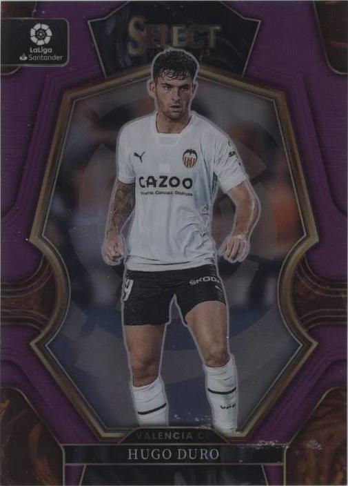 2022-23 Panini Select La Liga - Mezzanine Hugo Duro #188 Purple Prizm ...