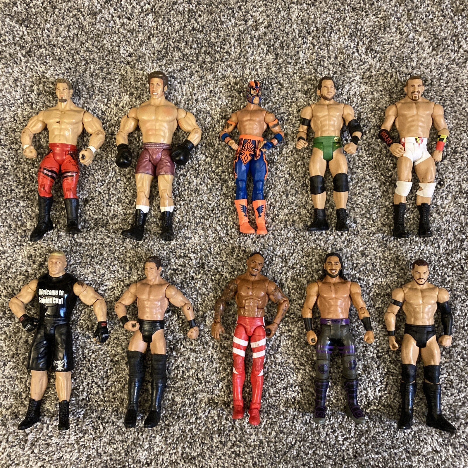 WWE Wrestling Action Figure Lot Of 10 | eBay