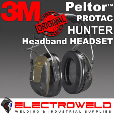 3M PELTOR ProTac Hunter Headset Ear Muffs Headband Ear Muffs 26dB ...