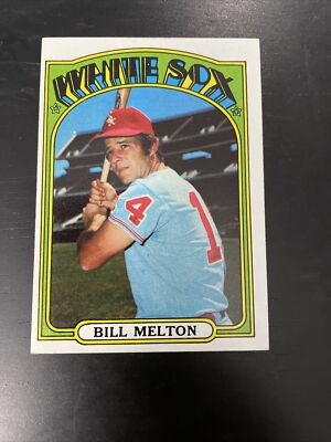 BILL MELTON 1972 Topps Baseball Card # 183 Chicago White Sox Baseball ...