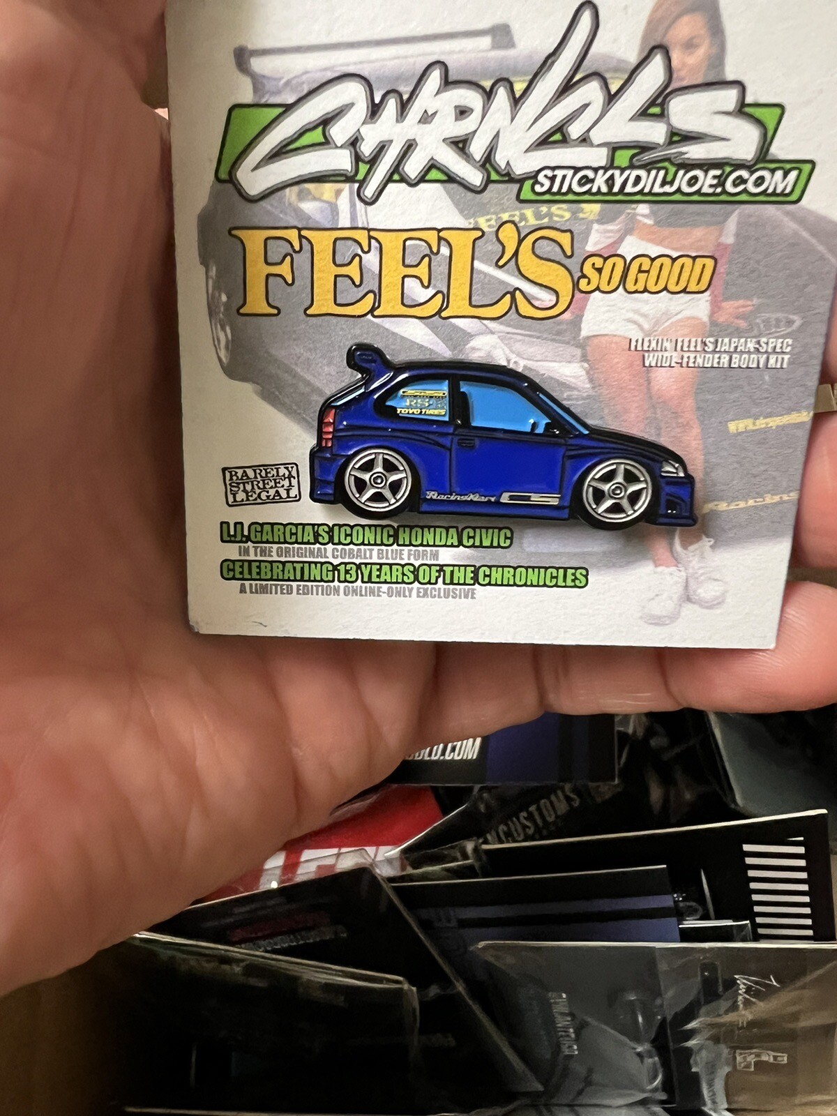LEEN CUSTOMS LJ GARCIA BLUE HONDA CIVIC PIN CHRNCLS STICKYDILJOE FEEL'S ...