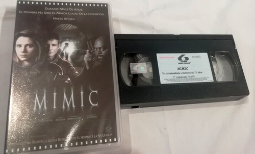 Mimic Tape VHS Mira Sorvino Jeremy Northam Josh Brolin Spanish Used | eBay