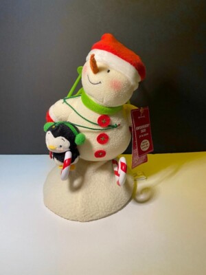 Hallmark Jingle Pals Animated Swooshin Duo Singing Snowman Penguin ...