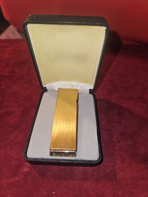 VINTAGE - COLIBRI Lighter Gold Tone In Original Box | eBay